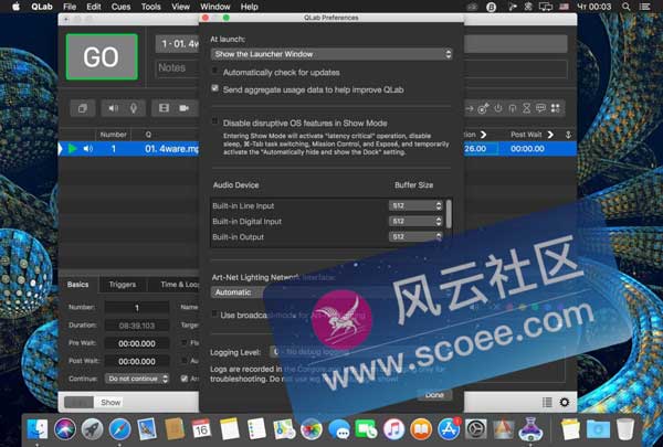 QLab 5.0.4 for mac 破解版下载 – 优秀的舞台音乐播放软件 - 风云社区